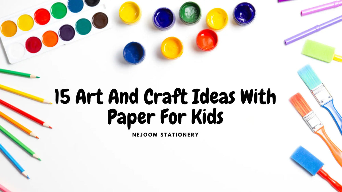 15 Art And Craft Ideas With Paper For Kids | Craft, Paper Craft and ...