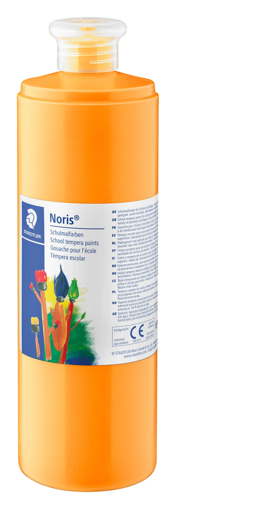 Staedtler Noris School Paint 750ml Orange – Nejoom Stationery