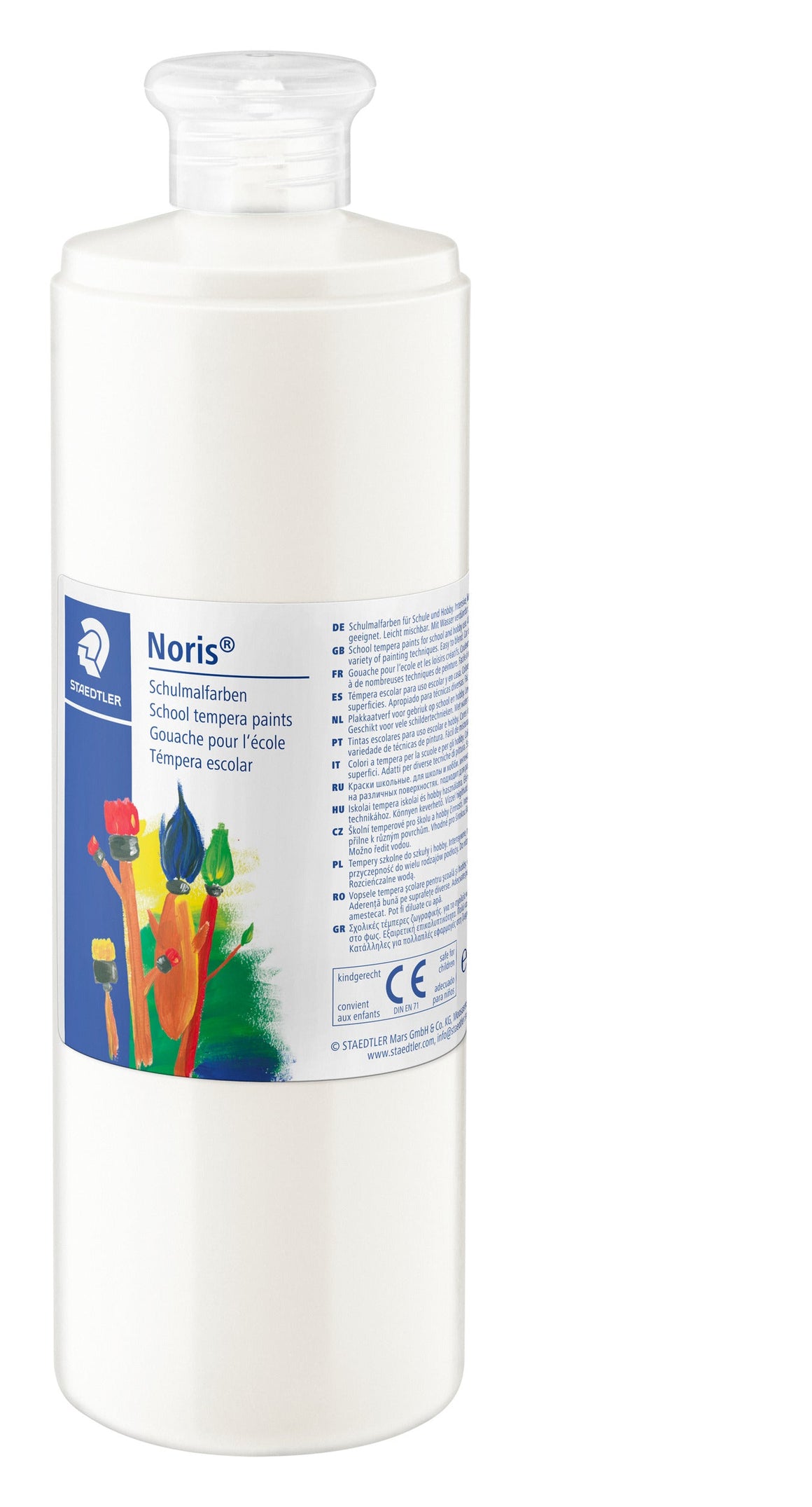 Staedtler Noris School Paint 750ml White – Nejoom Stationery